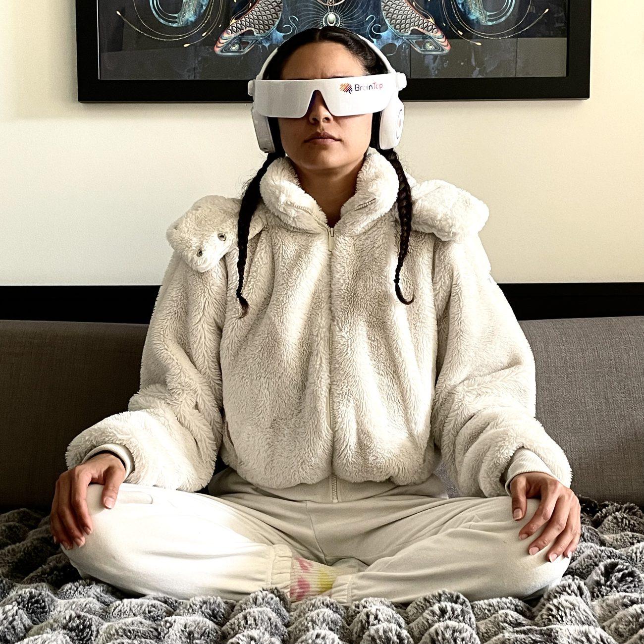 ReEnergized Brain Tap | Brainwave Light & Sound Therapy Headset