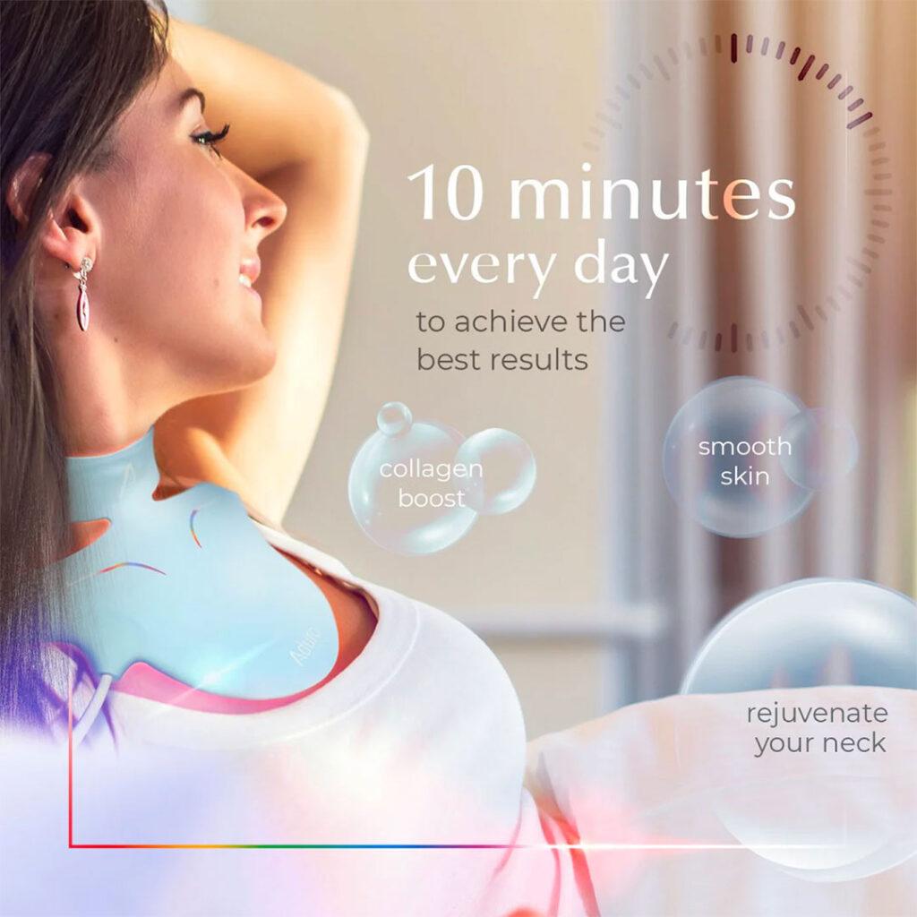 Neck and Décolleté Red Light Therapy Mask | ReEnergized